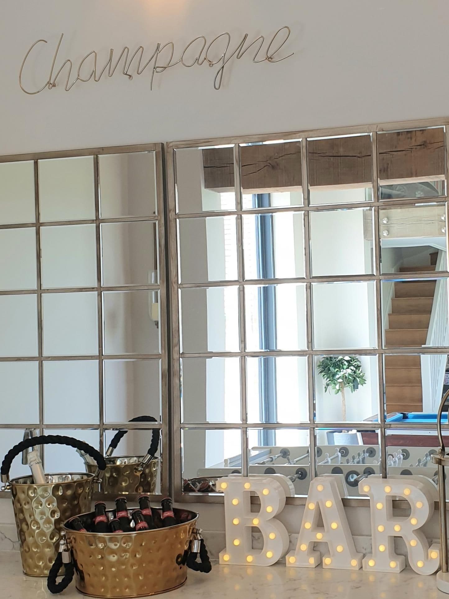 Large Gold Finish Party Bucket