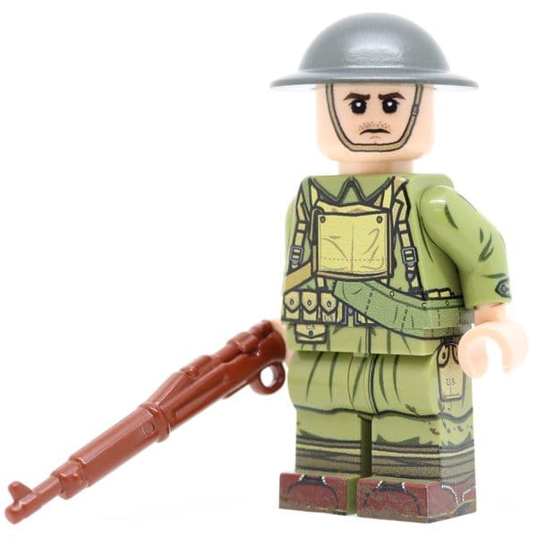 WW1 AEF Soldier | LEGO Minifigure | United Bricks