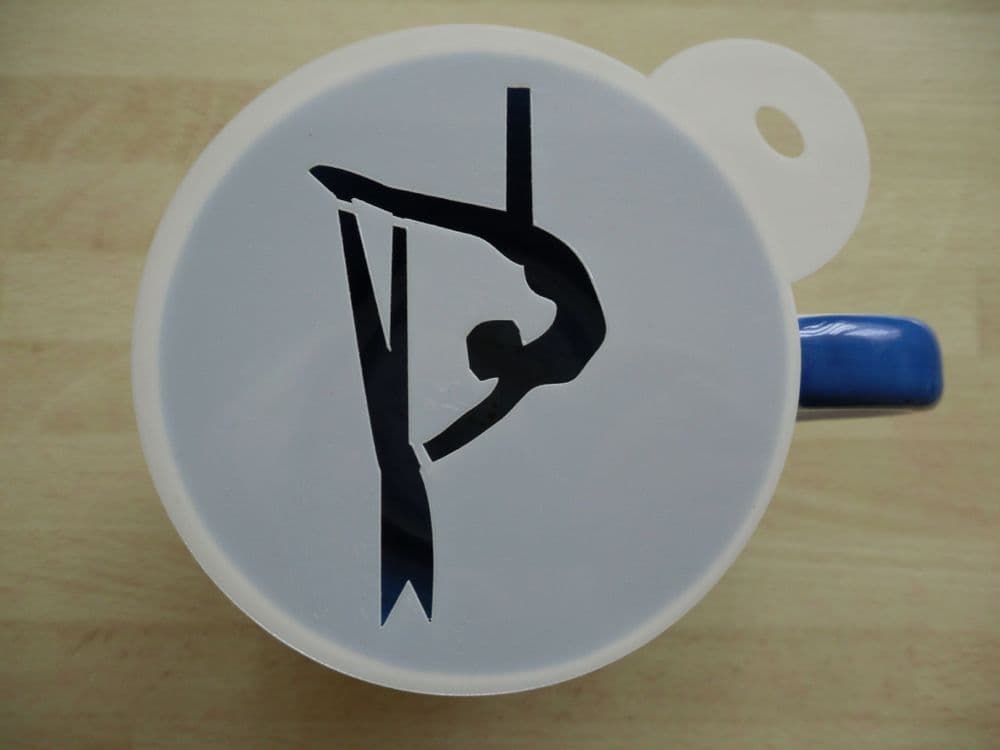 100mm aerial performer stencil