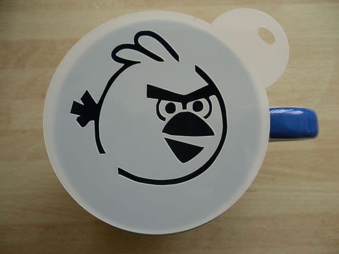 100mm angry design stencil