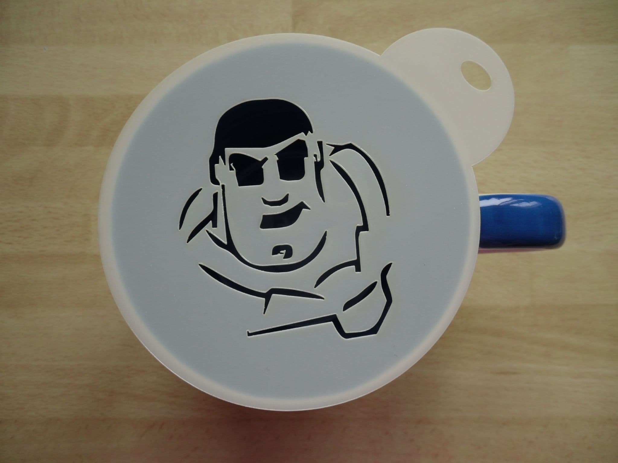 100mm buzz story stencil