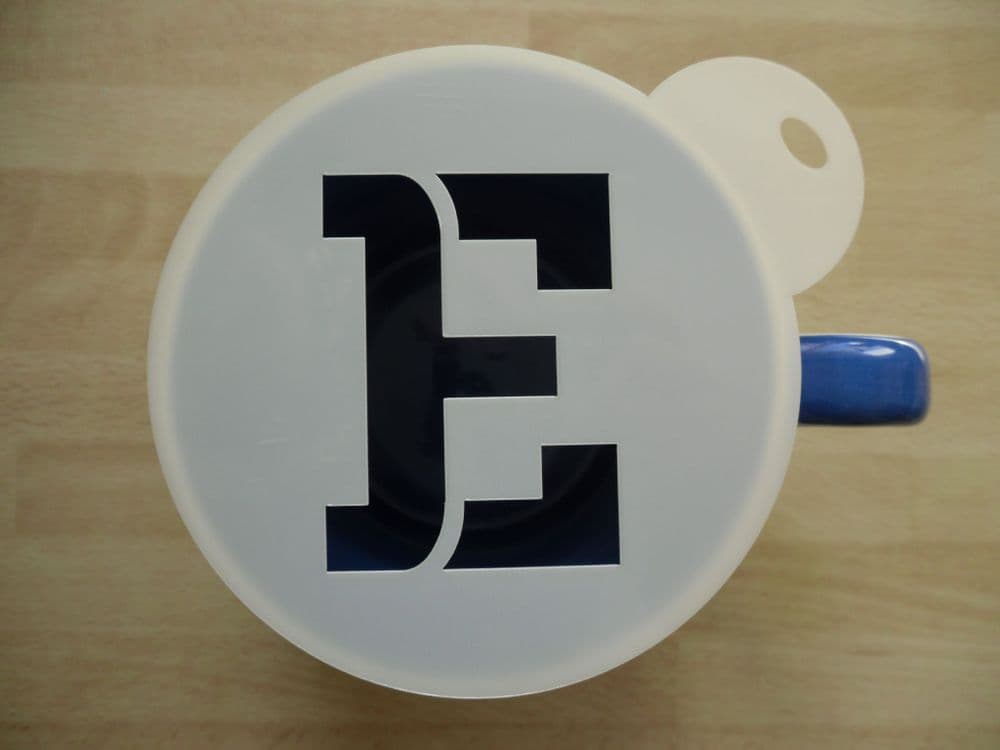 100mm letter E stencil