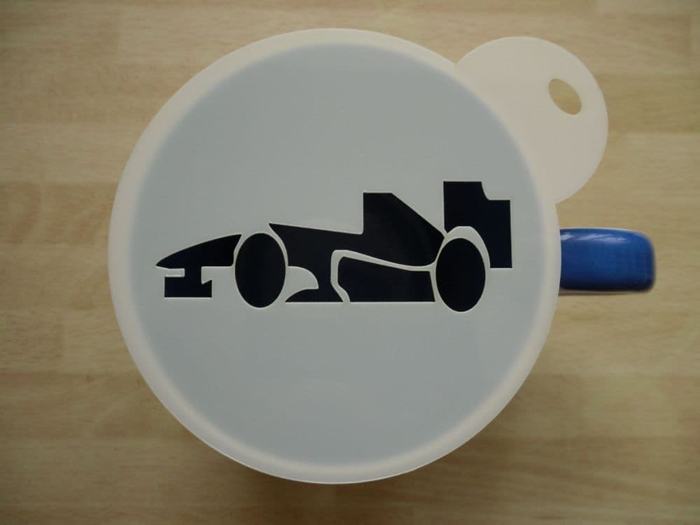 100mm racing car 1 stencil