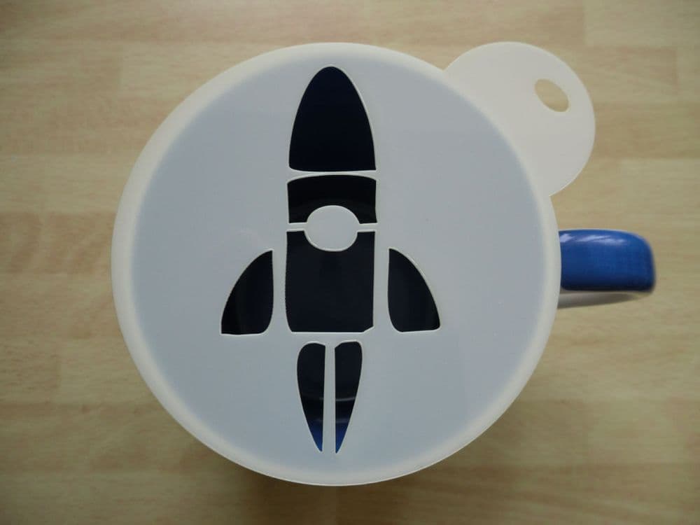 100mm rocket stencil