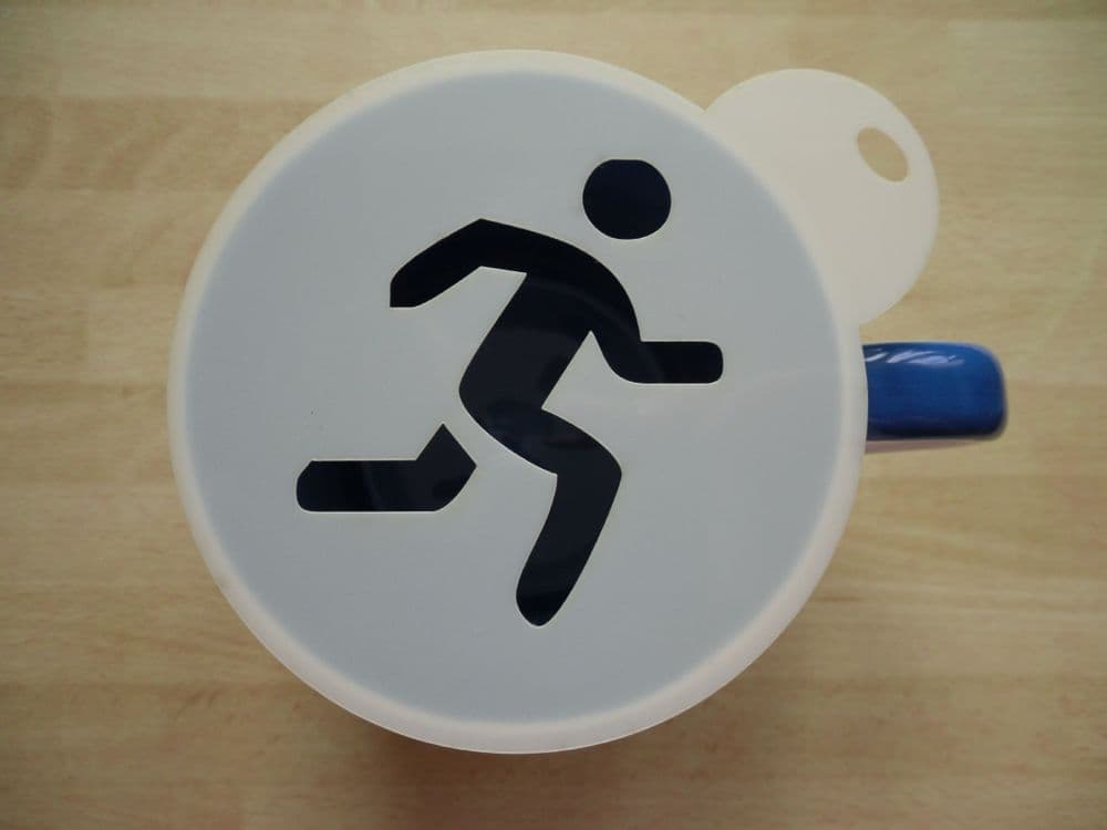 100mm runner stencil