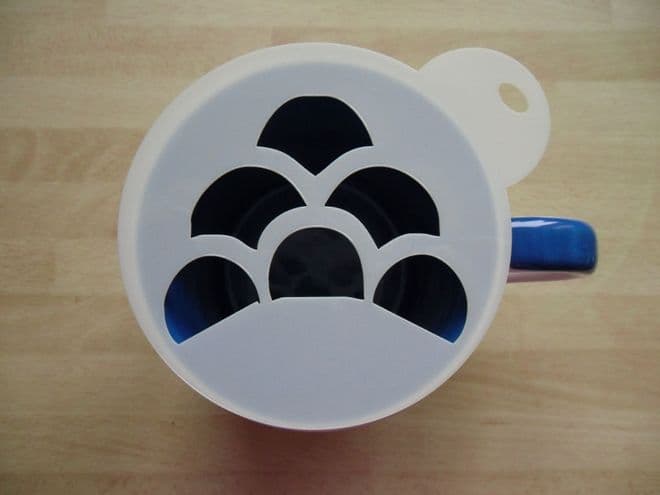 100mm scales stencil