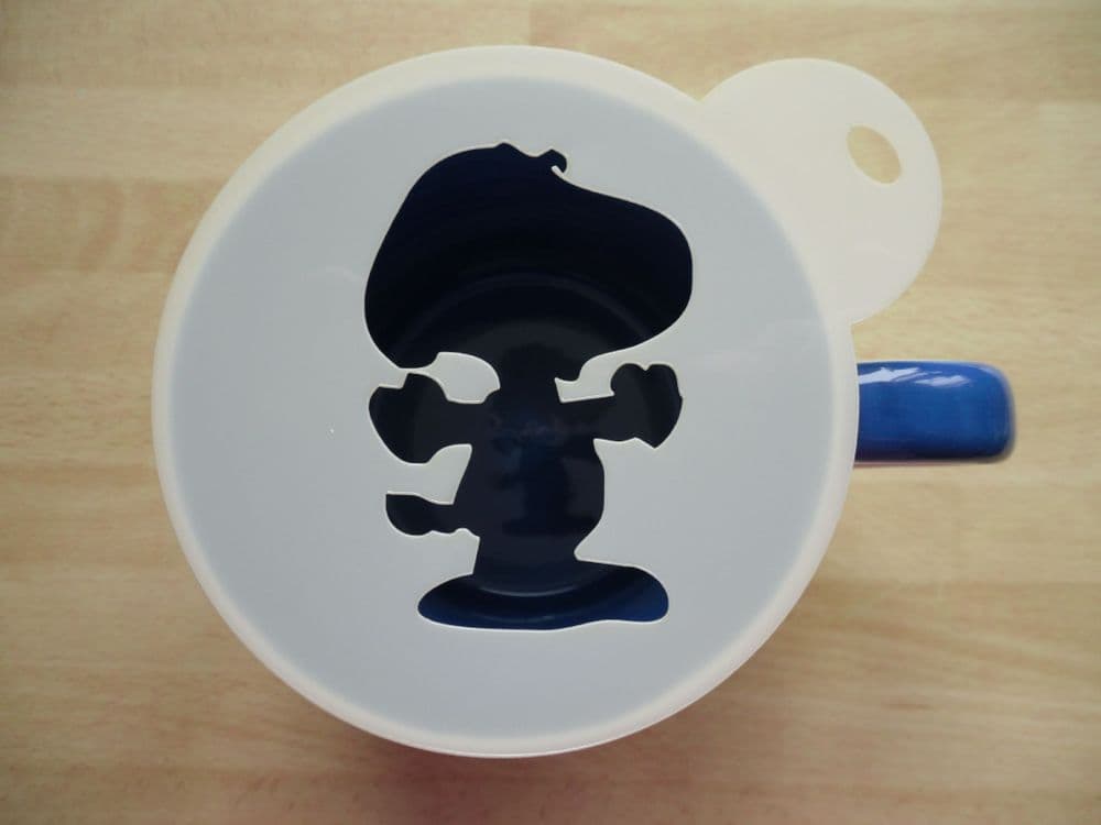 100mm snoopy stencil