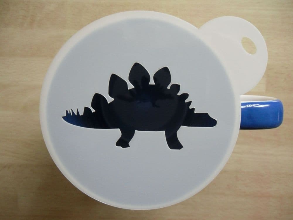 100mm stegosaurus stencil