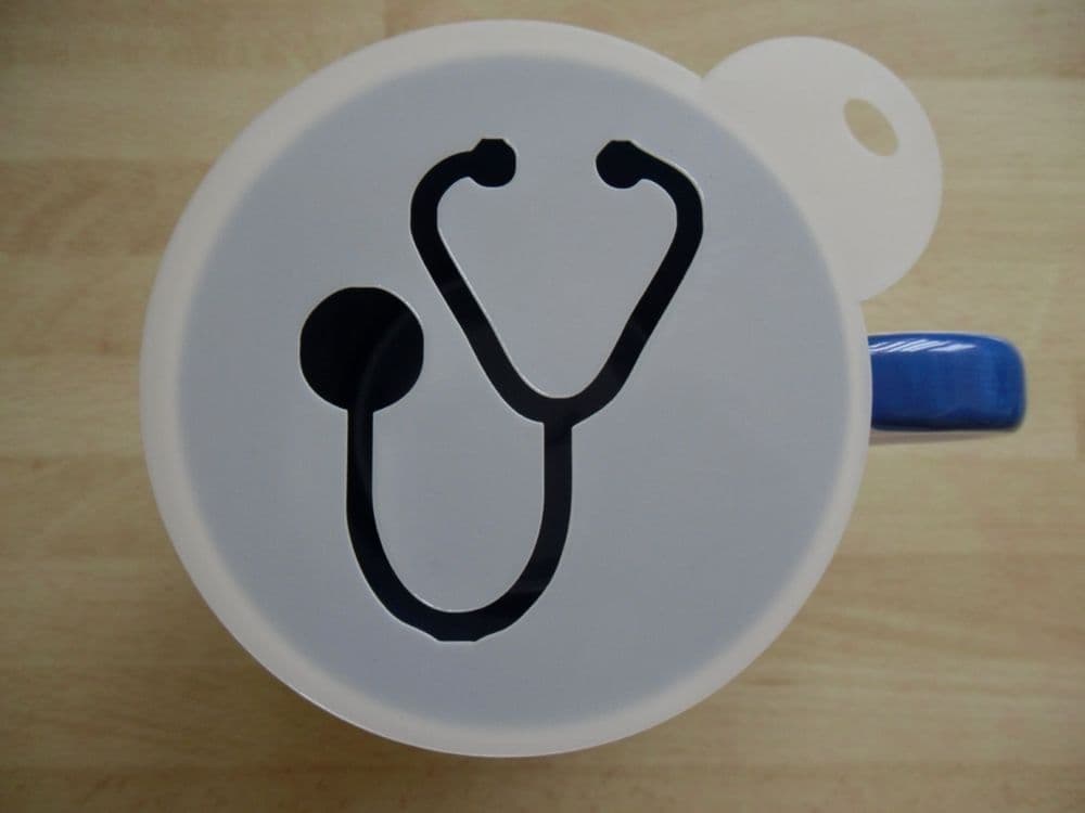 100mm stethoscope stencil