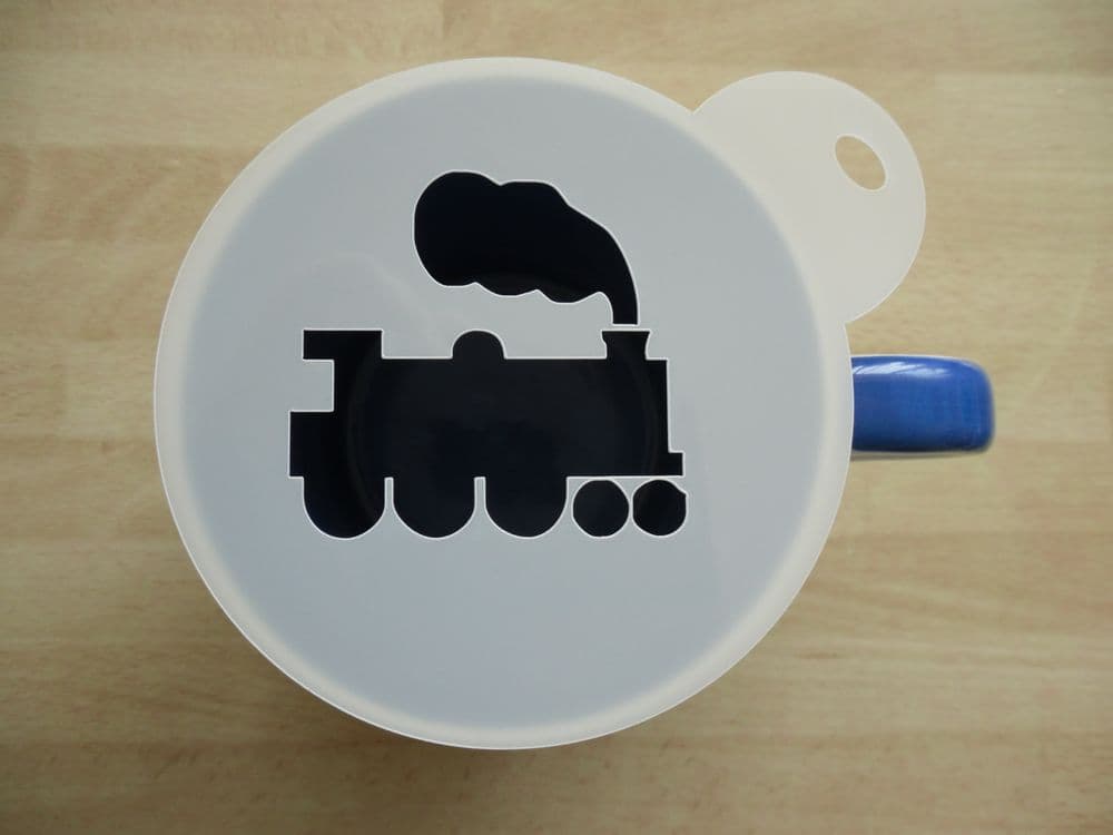 100mm train with steam stencil