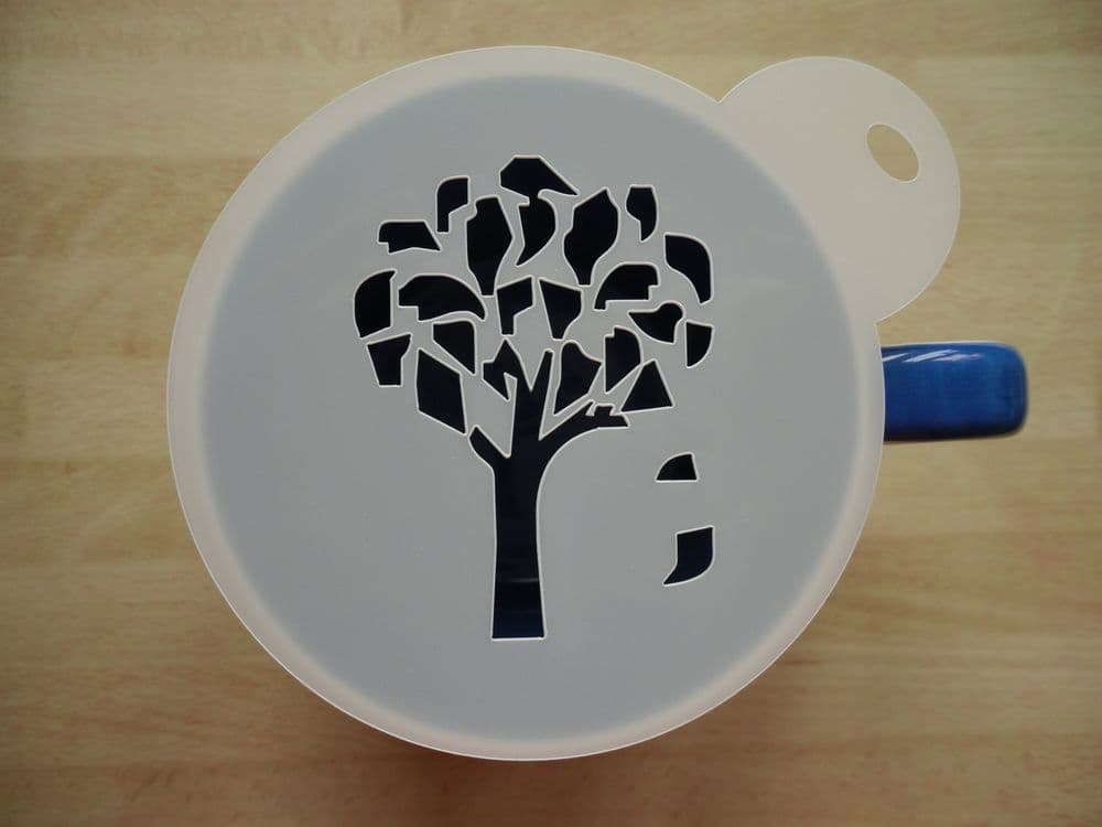 100mm tree stencil