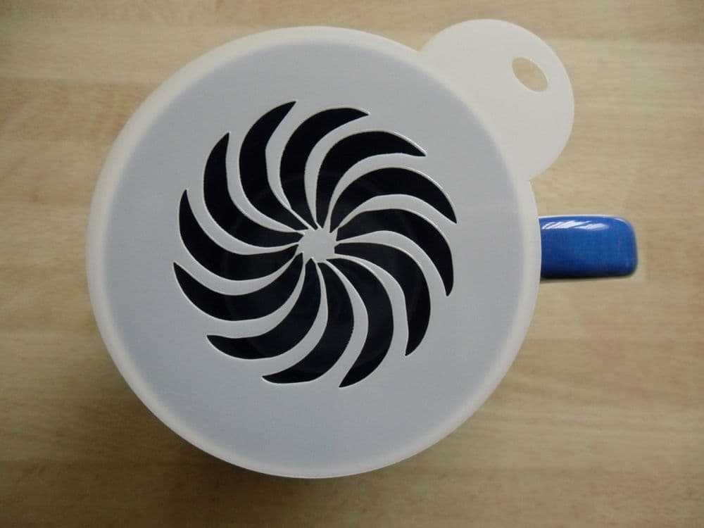 100mm twist pattern stencil