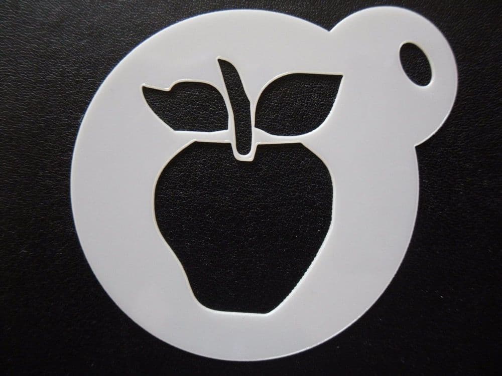 60mm apple stencil