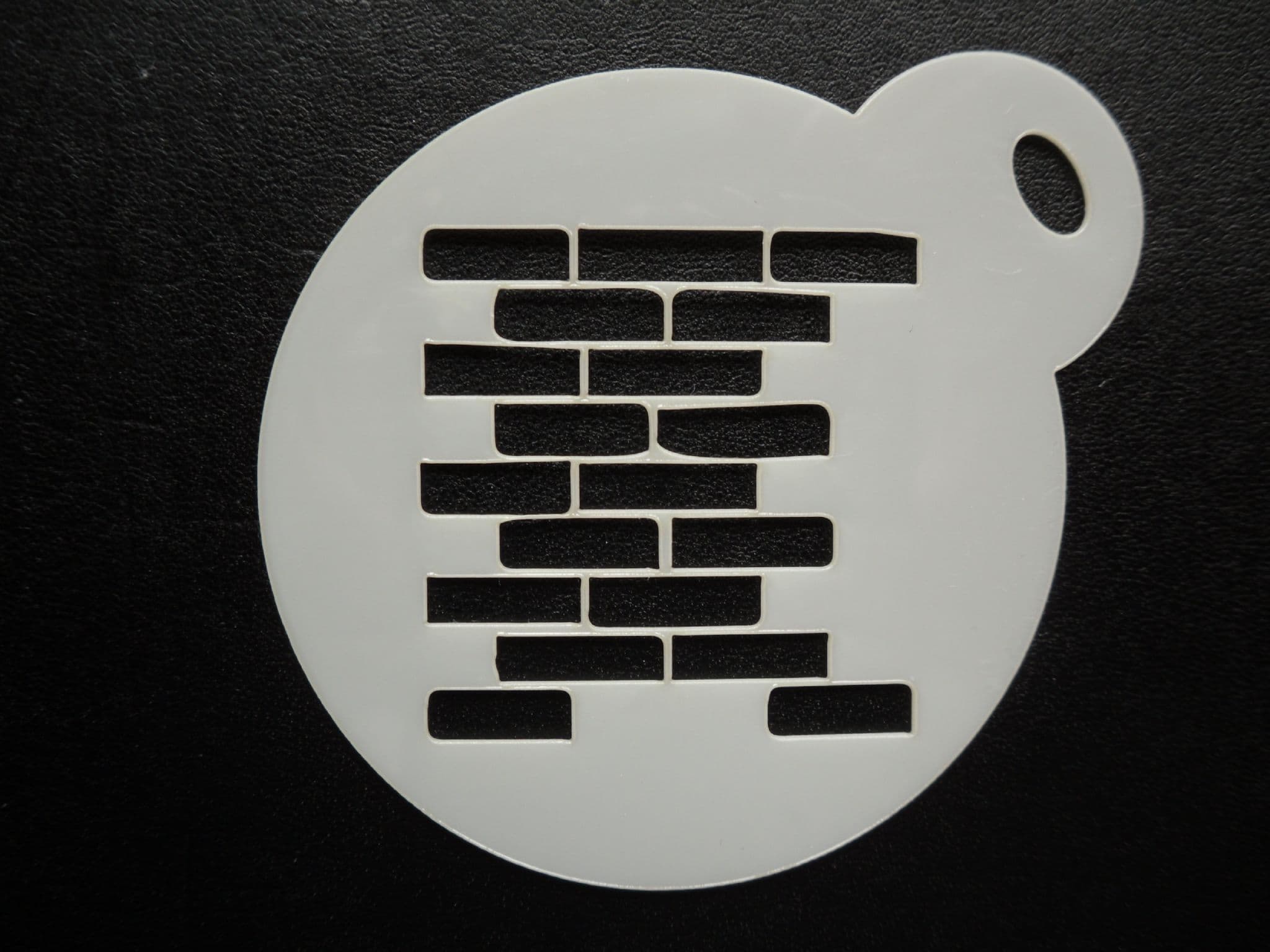 60mm brick stencil