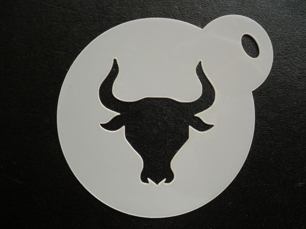 60mm buffalo head stencil