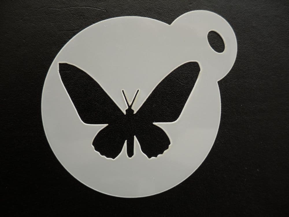60mm butterfly plain stencil