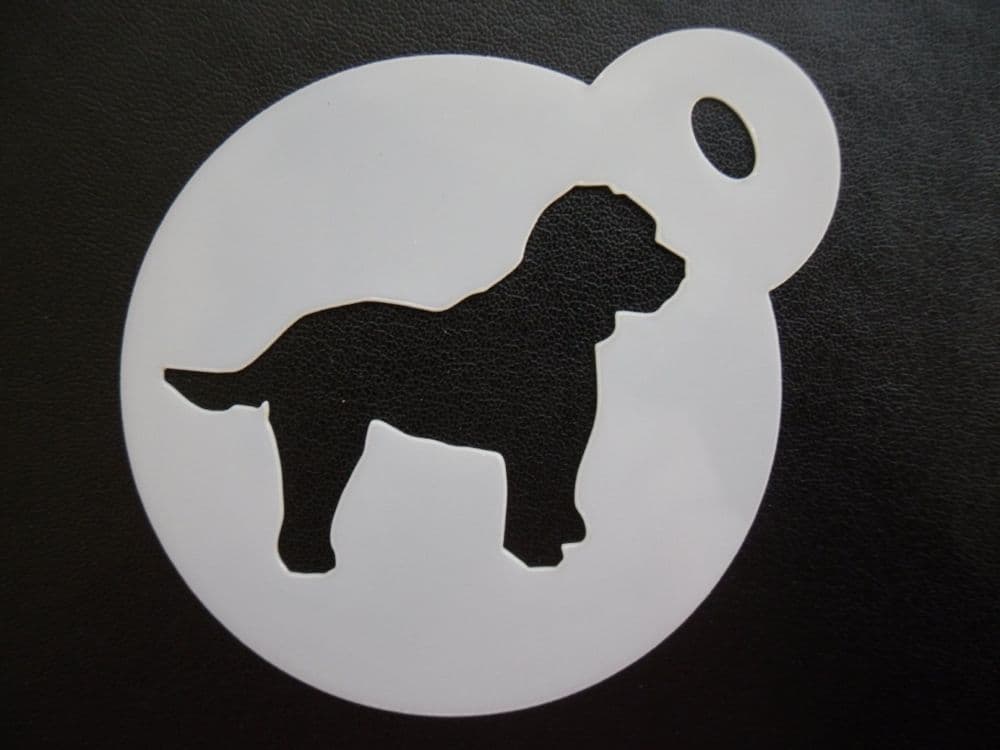 60mm cockapoo stencil