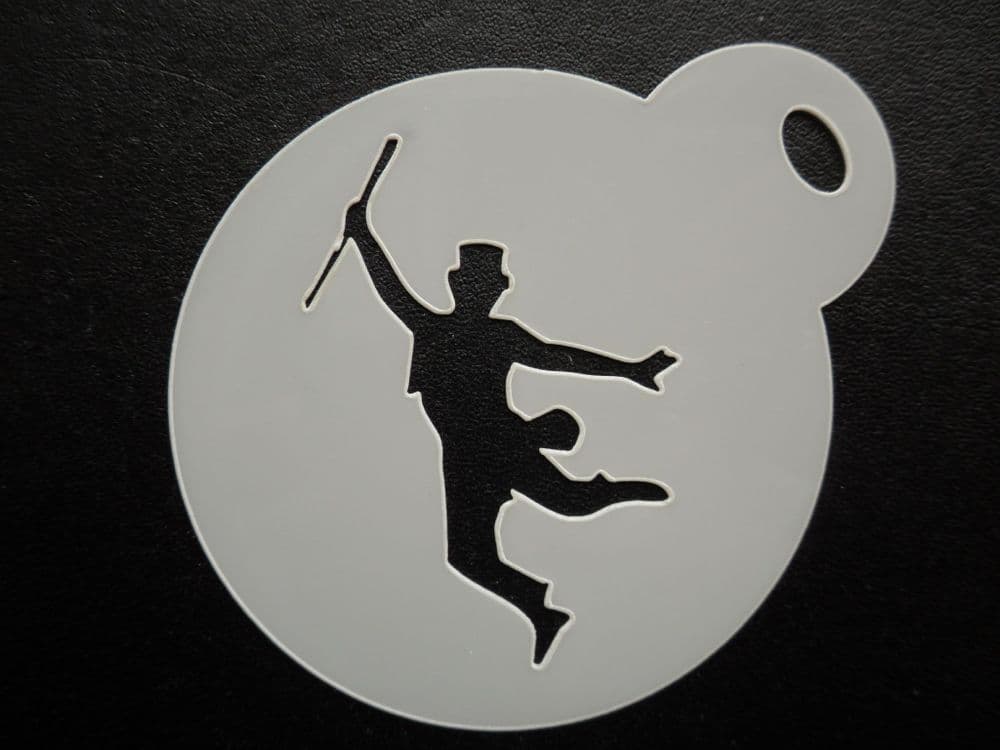 60mm dancer male stencil