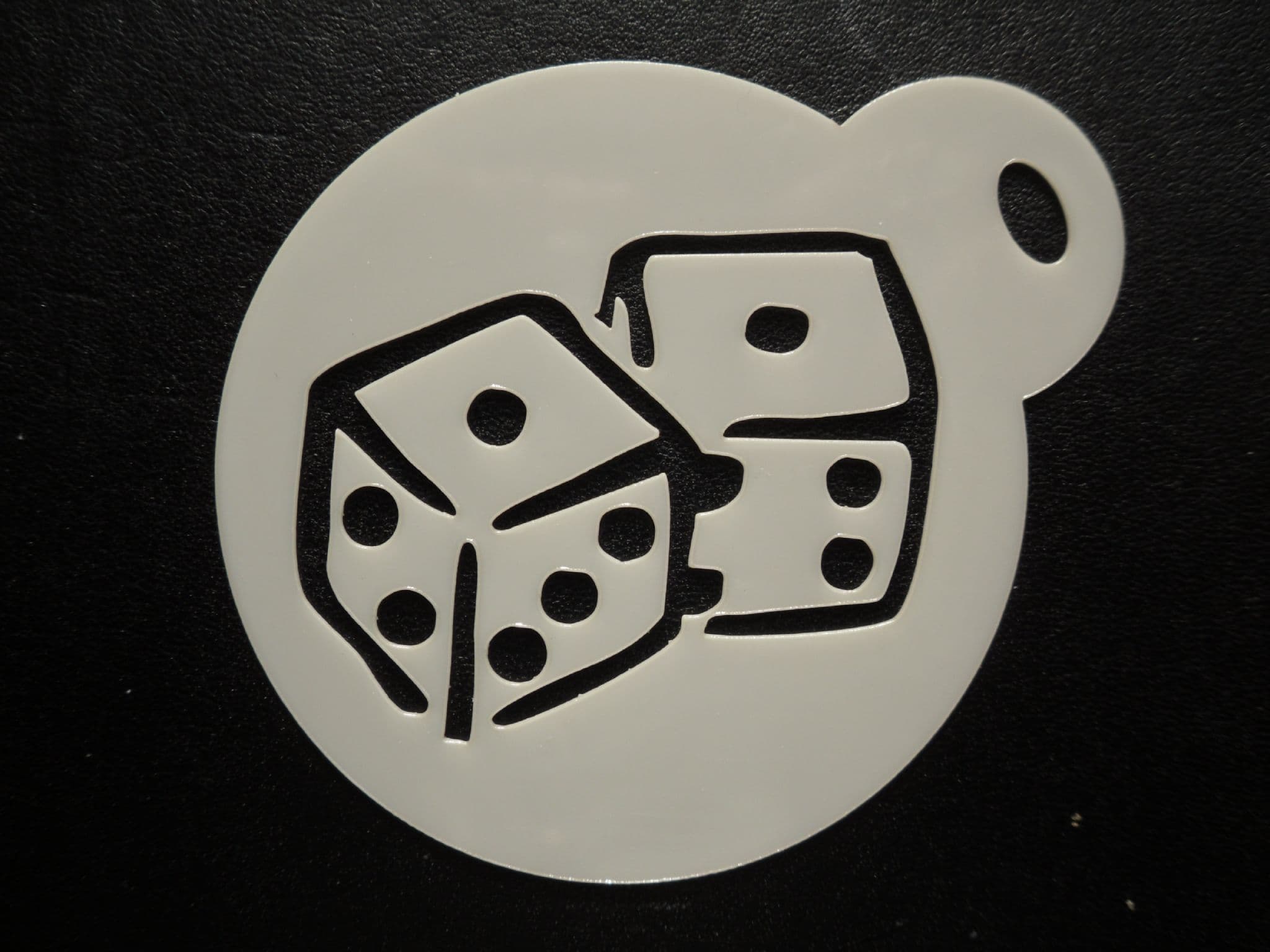 Dice tattoo stencil - Bronctattooaus.com