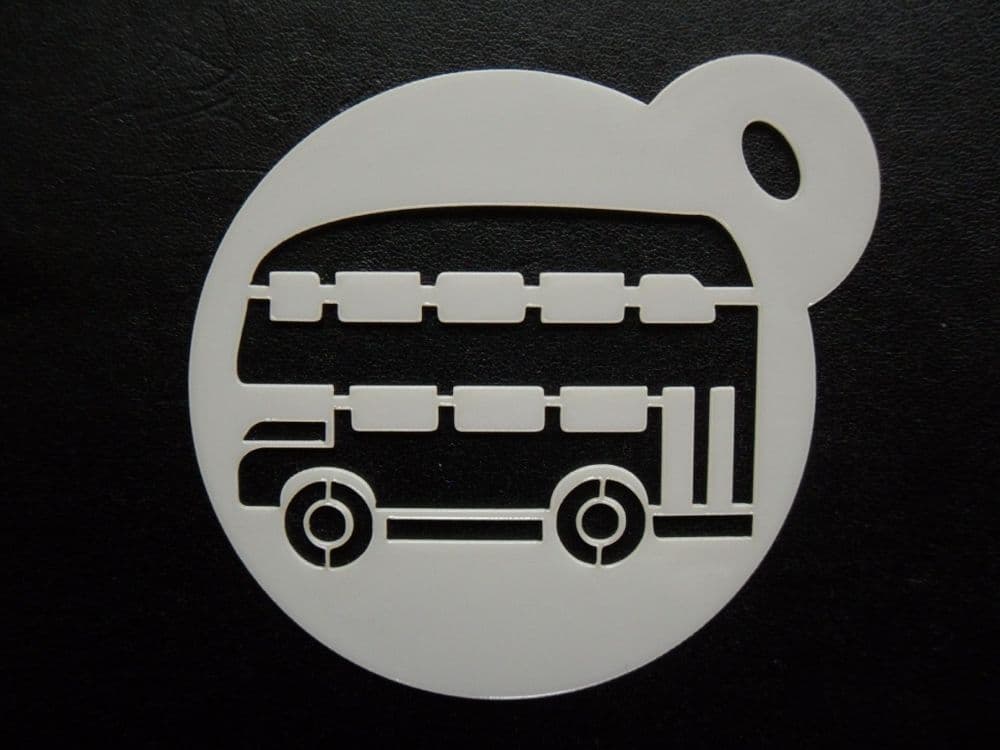 60mm double decker bus stencil