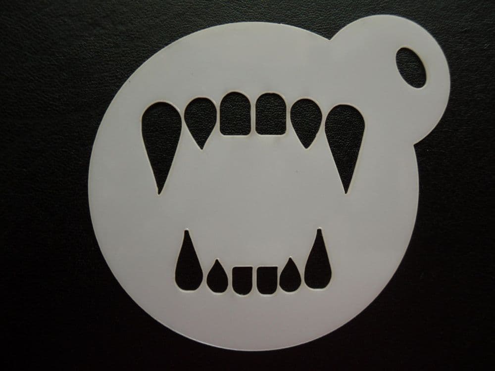 60mm dragon teeth stencil