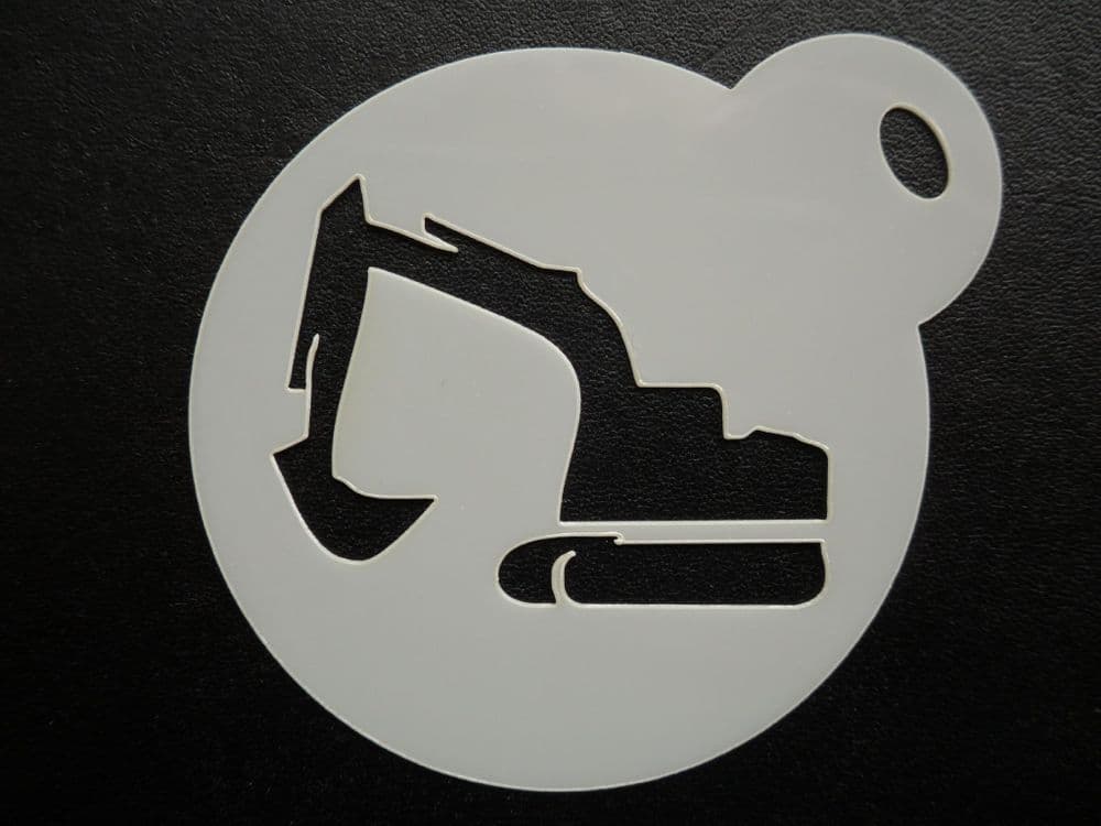 60mm Excavator stencil