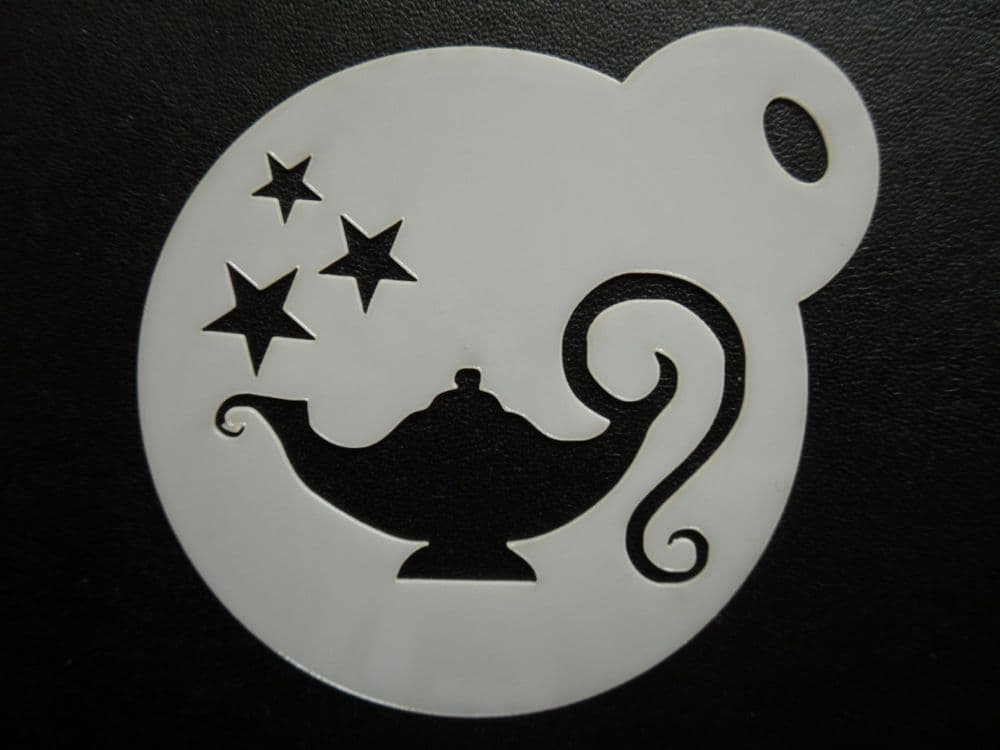 60mm genie lamp stencil