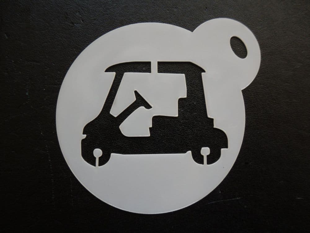 60mm golf buggy stencil