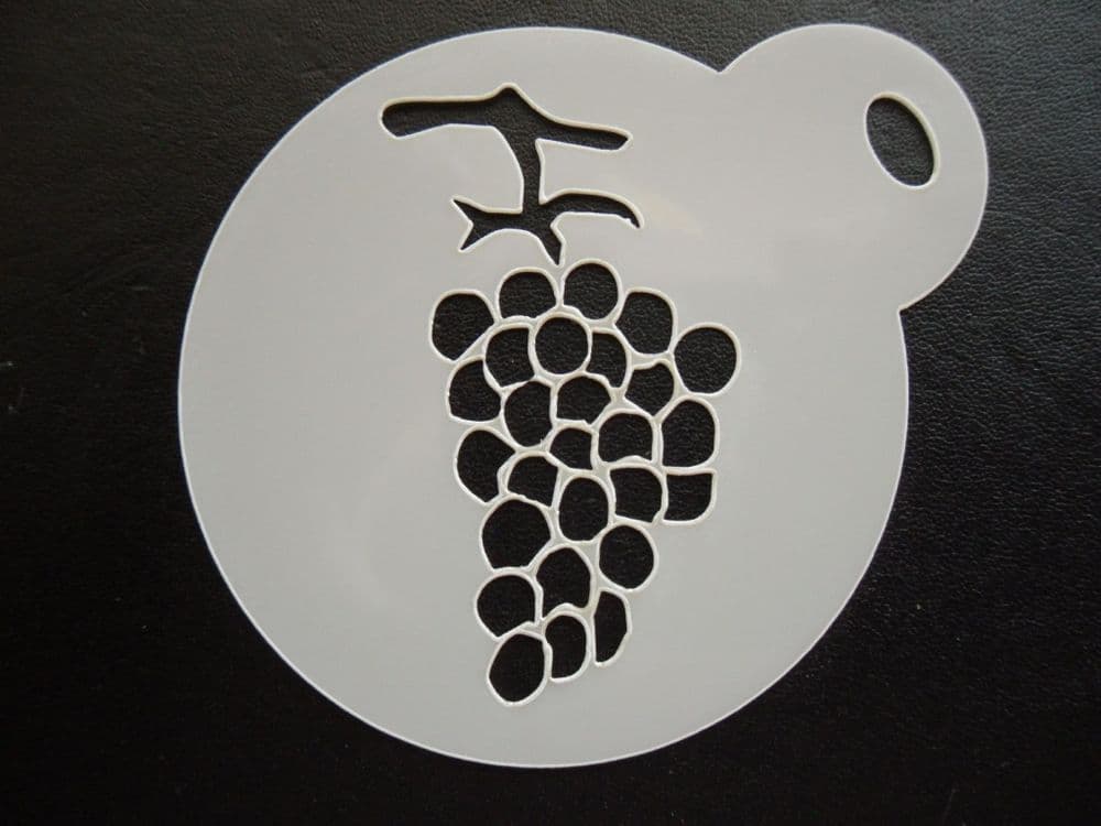 60mm grapes stencil
