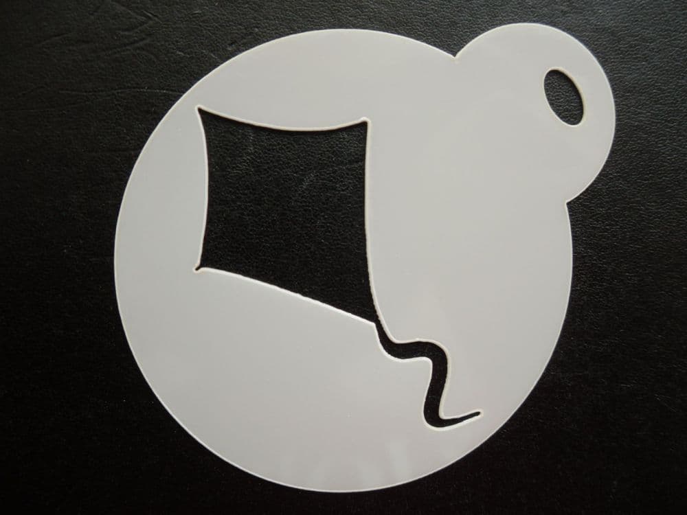 60mm kite stencil