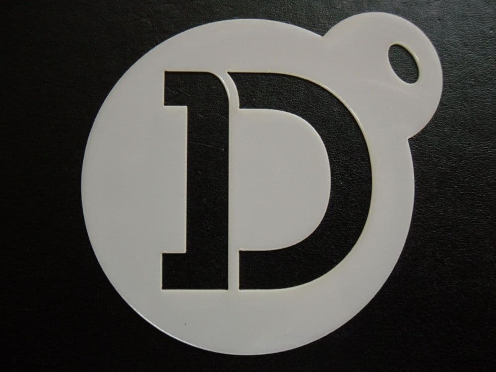 60mm letter D new stencil