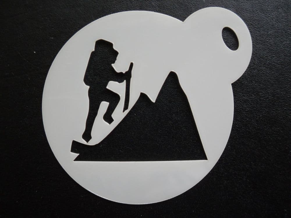 60mm mountain climber stencil