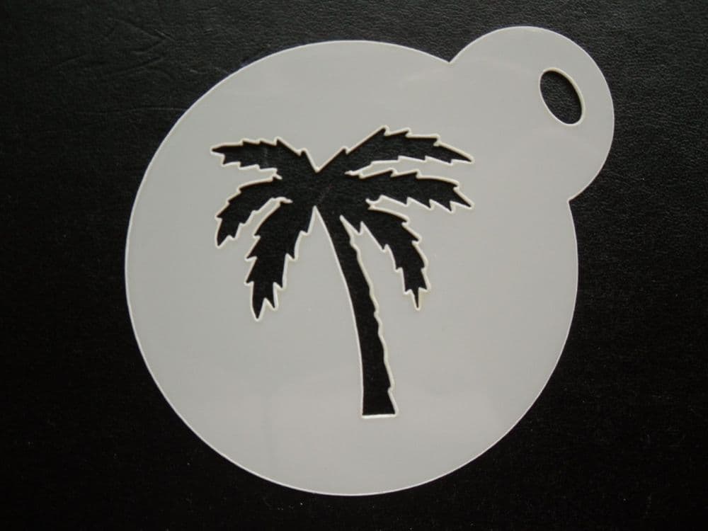 60mm palm tree stencil