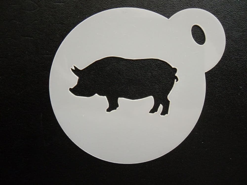 60mm pig stencil