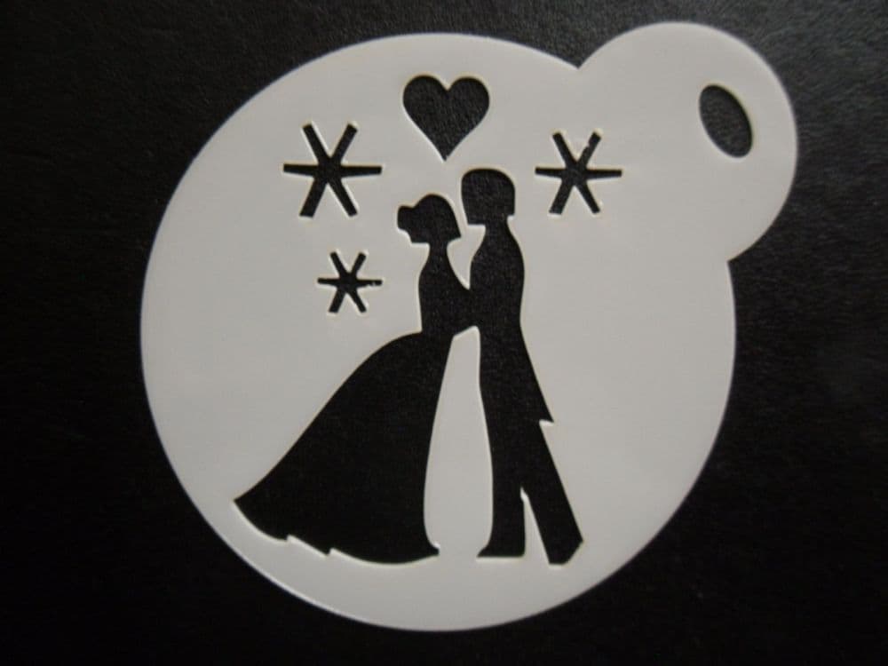 60mm prince and princess stencil