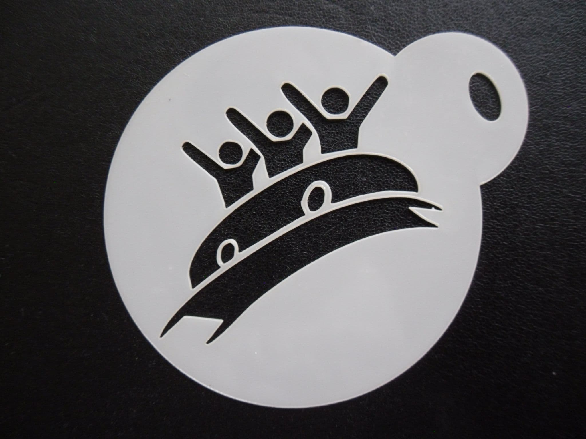 60mm roller coaster stencil
