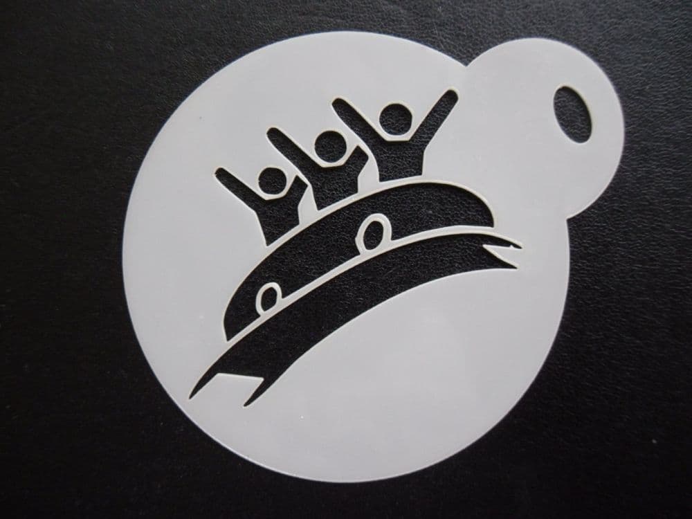 60mm roller coaster stencil