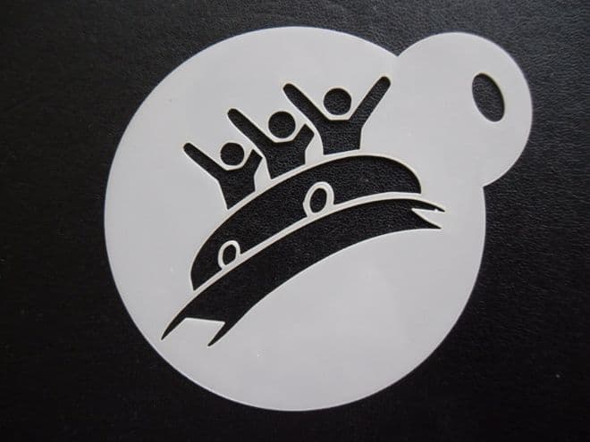 60mm roller coaster stencil
