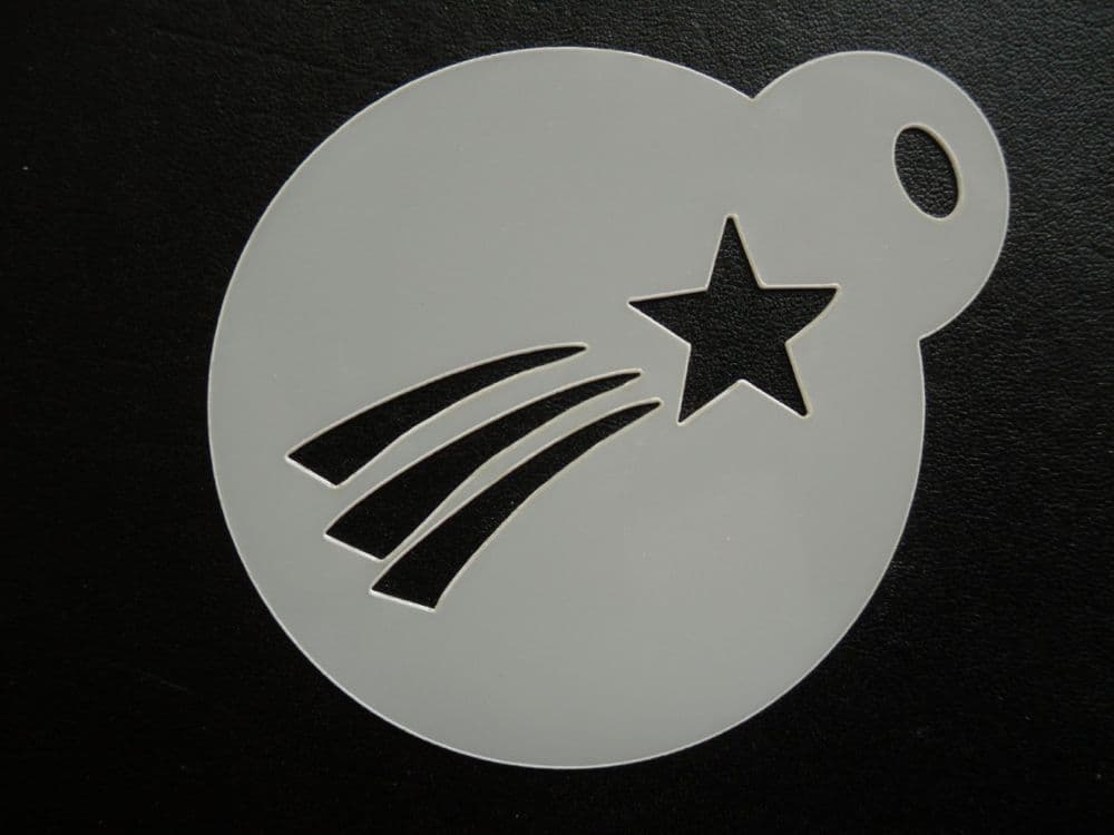 60mm shooting star stencil