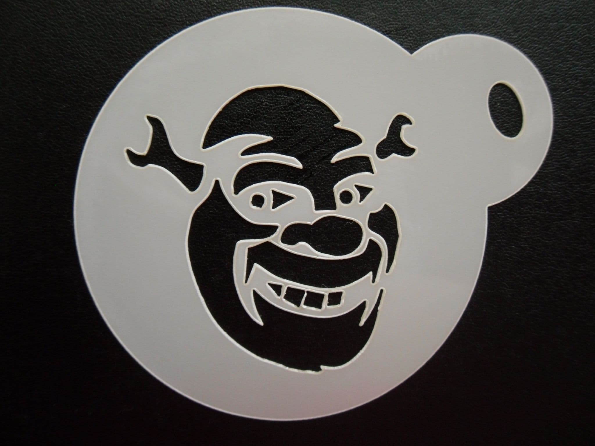 60mm shrek stencil
