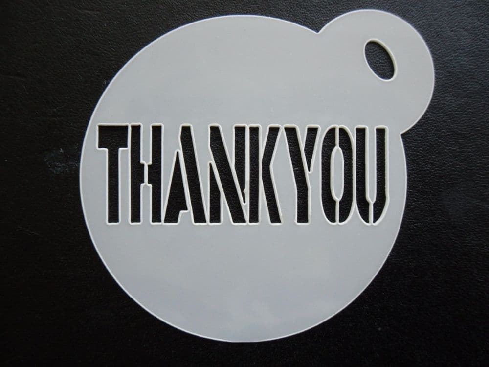 60mm thankyou stencil