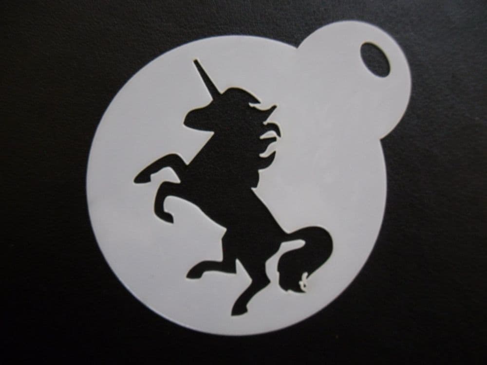 60mm unicorn up stencil