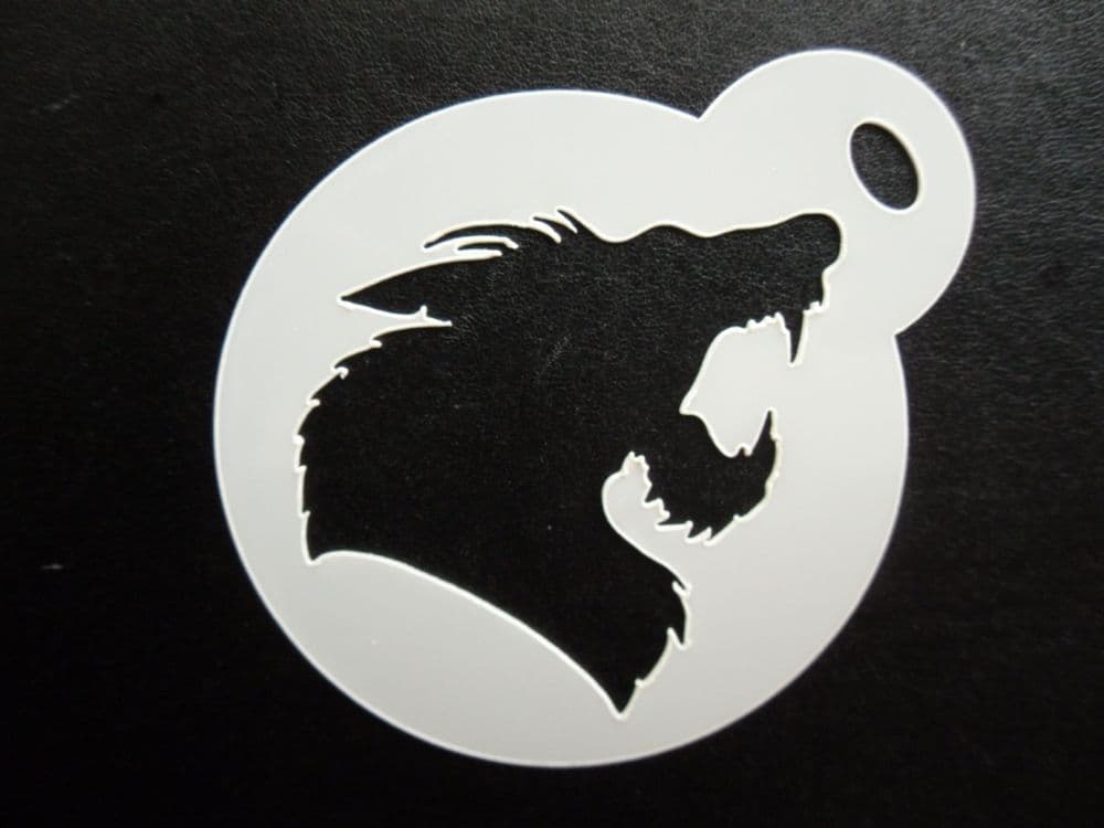 60mm werewolf stencil
