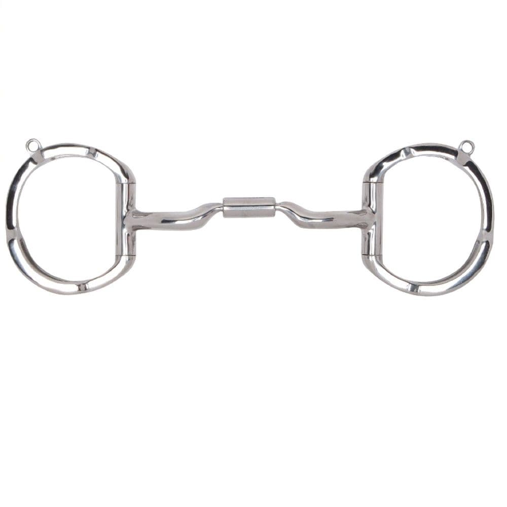 MB04 Myler Low Port Comfort Snaffle Eggbutt with Hooks - Saddlemasters