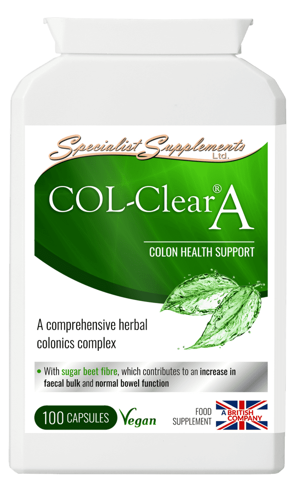 COL-Clear A x 100 Veg-Capsules; Colon Health Support; Specialist ...