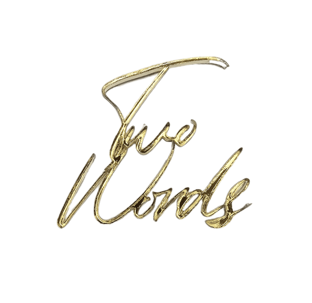 Acrylic Two Names/Words Cake Topper