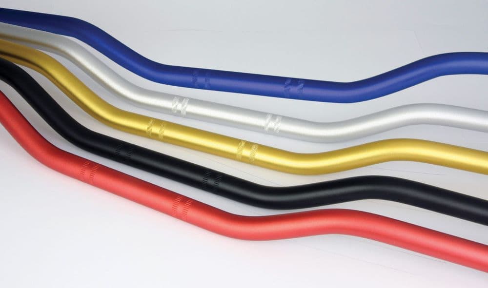 Universal Low Street/Off-Road Motorcycle Handlebars - choice of colours