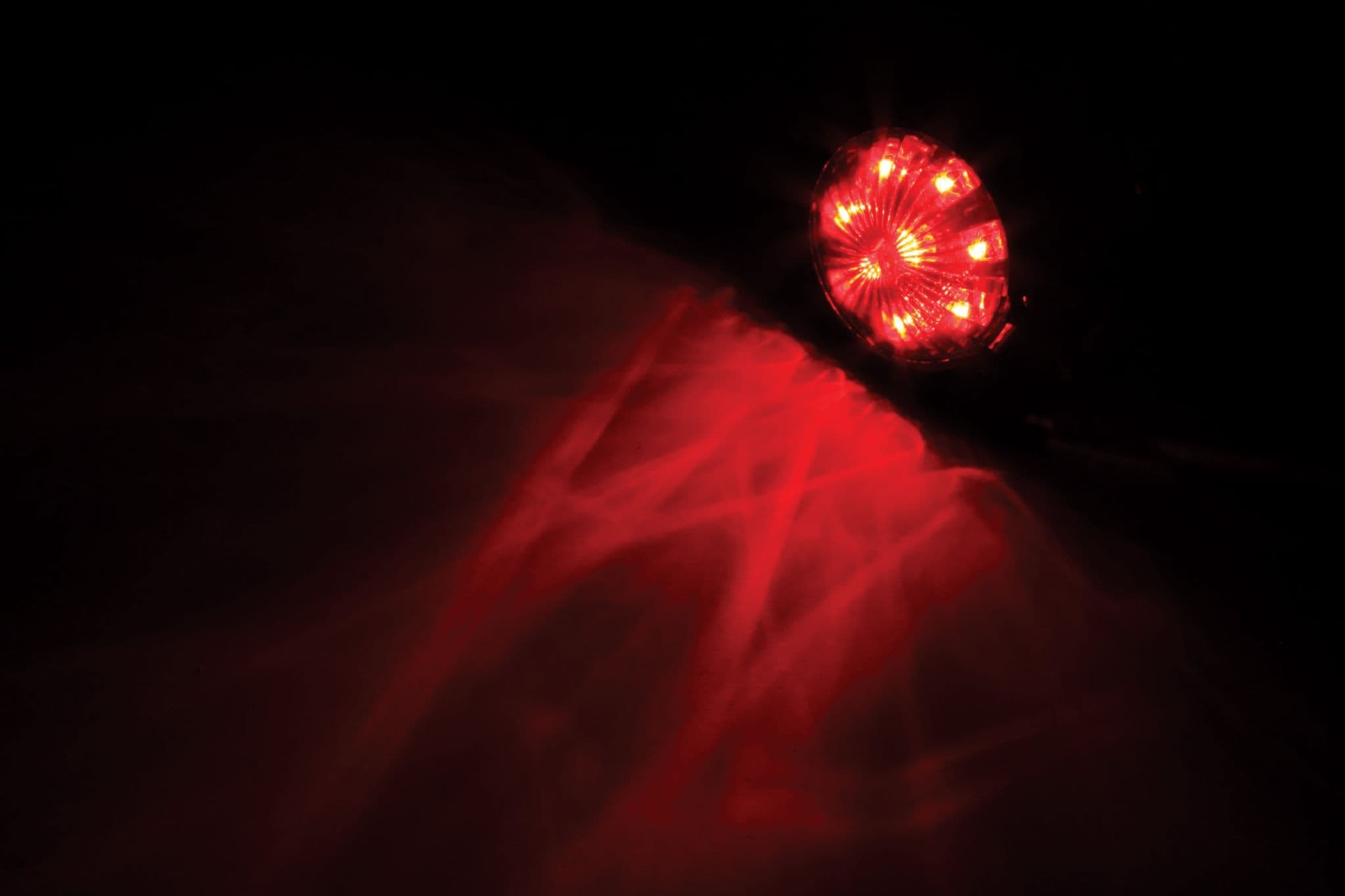 Universal Black Round LED motorcycle Mini Rear/Brake Light Unit