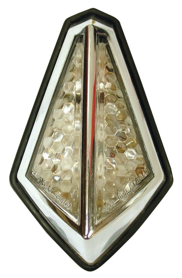 Universal 'Diamond' shaped motorcycle LED Rear/Brake Light Unit ...