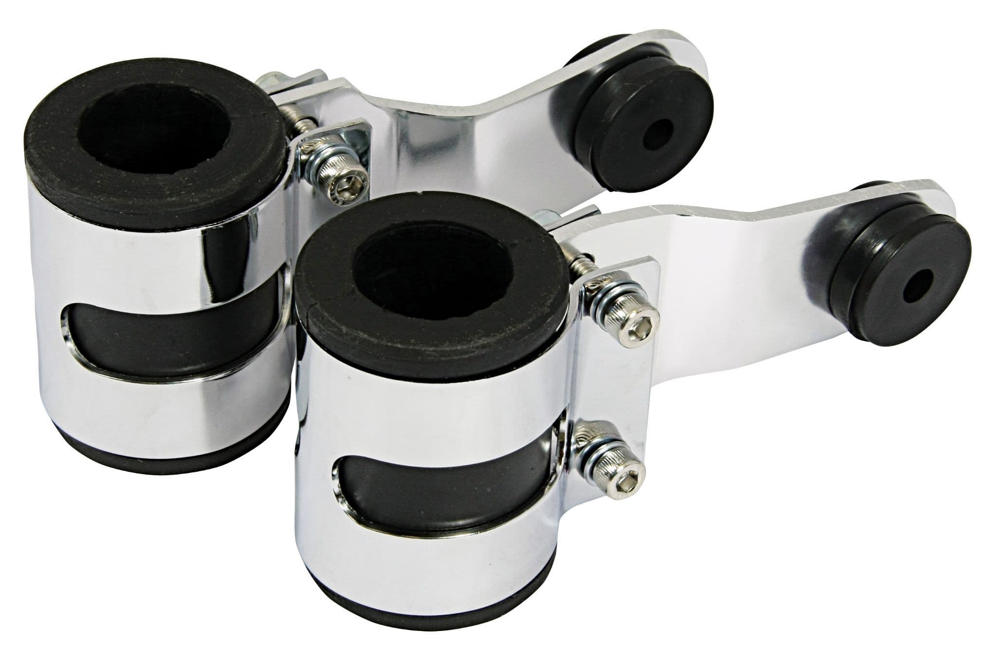 Anodised Motorcycle Headlight Mounting Brackets - choice of colours